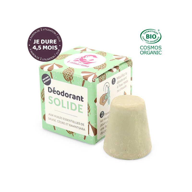 Déodorant solide Les produits cosmétiques zéro déchet